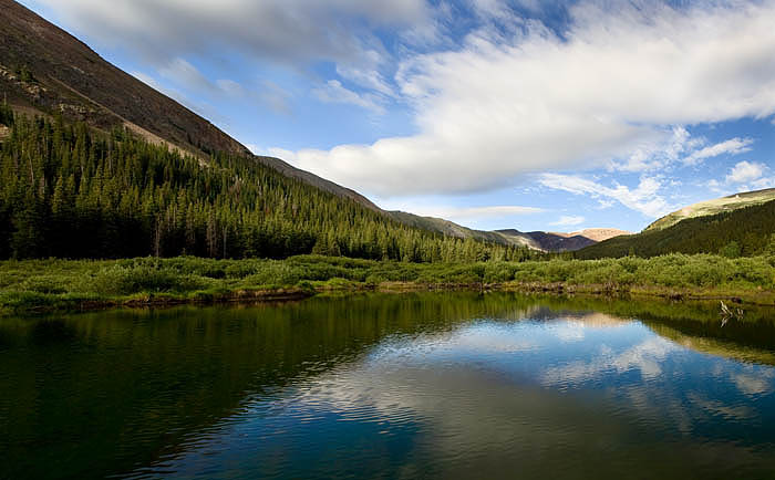 Beaver Pond along Four Mile Creek | Pike National Forest, near Fairplay ...